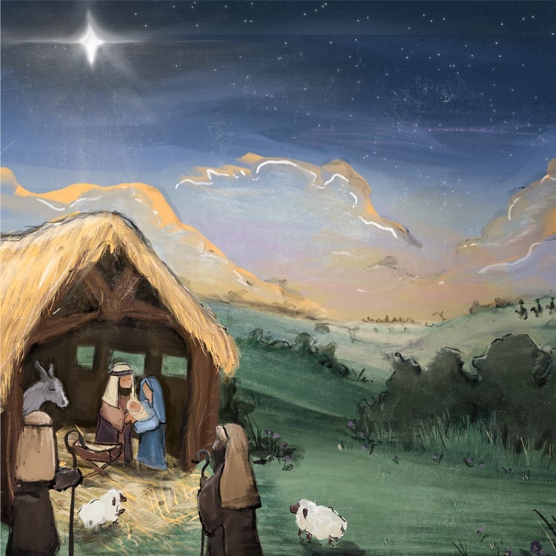 Manger Scene – Pack of 10 – Potters House Limited