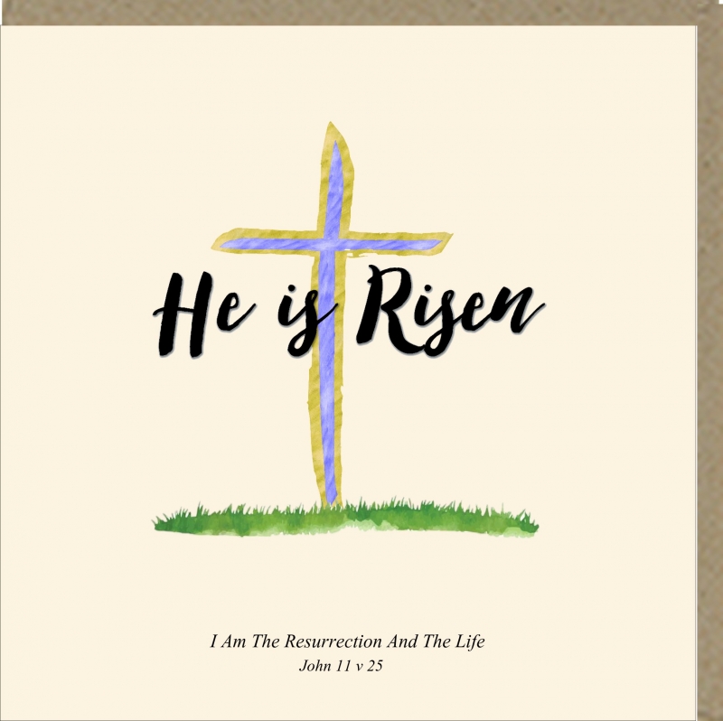 He Is Risen Greetings Card – Potters House Limited
