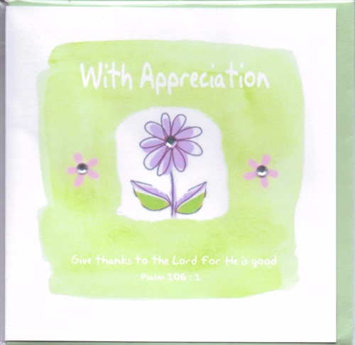 POTTY MOUSE – WITH APPRECIATION GREETINGS CARD – Potters House Limited