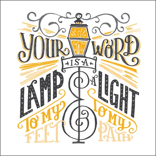 Glebe Cottage Greetings Card Your Word – Potters House Limited