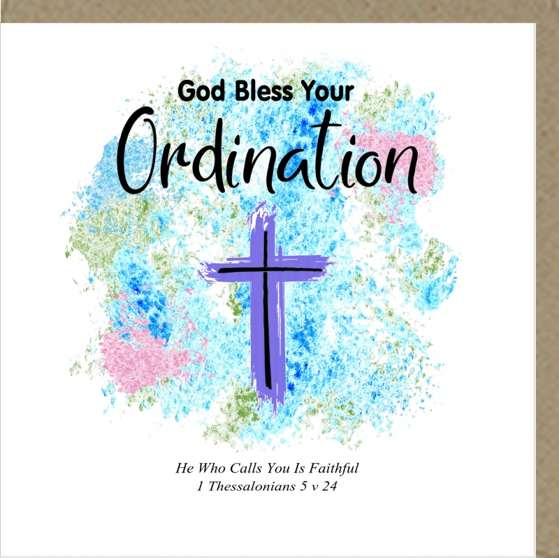 God Bless Your Ordination Greetings Card – Potters House Limited
