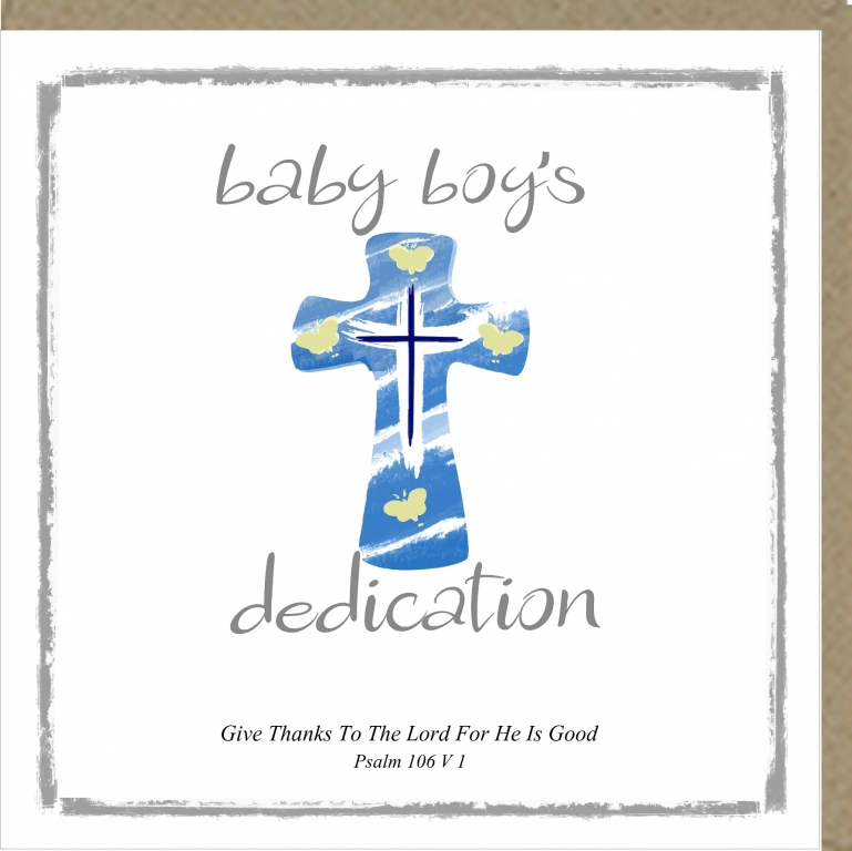 Greetings Card – Baby Boy’s Dedication – Potters House Limited