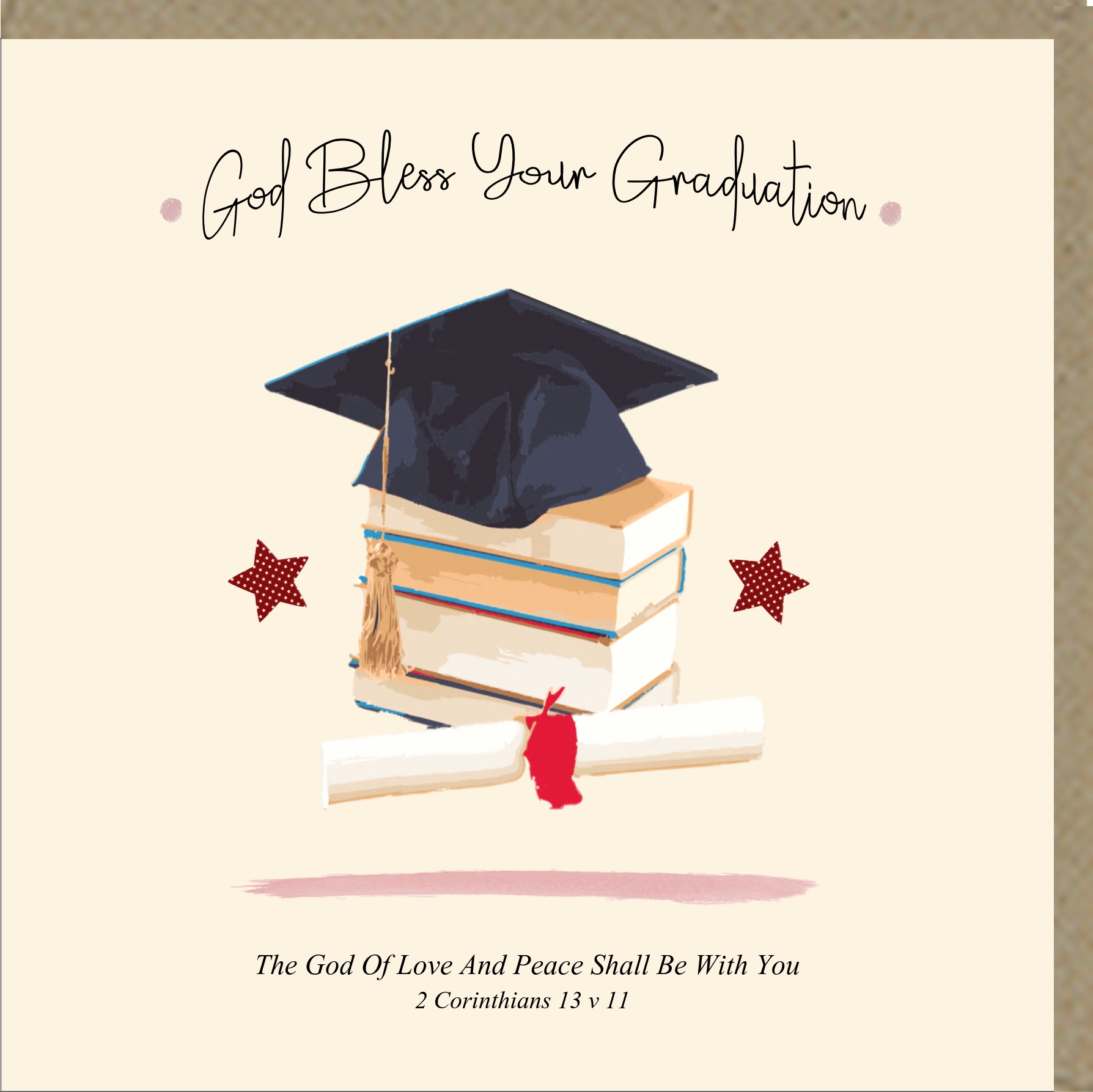 God Bless Your Graduation Greetings Card – Potters House Limited