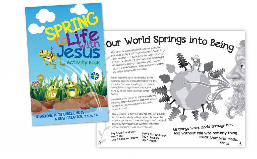 Spring to Life with Jesus Activity Book – Potters House Limited