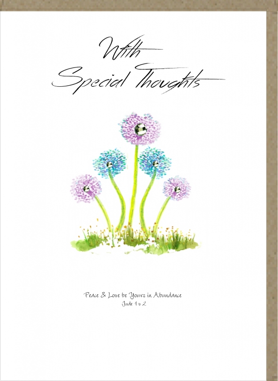 Potty Mouse Greetings Card With Special Thoughts – Potters House Limited