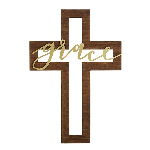 Grace Cut Out Wall Cross – Potters House Limited
