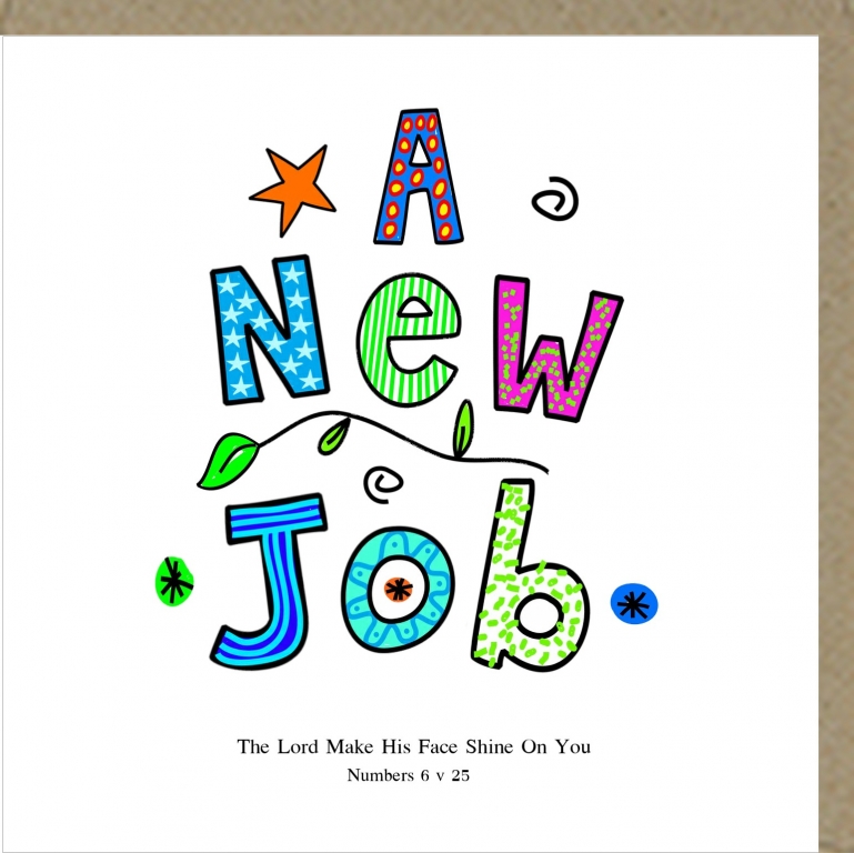 Potty Mouse Greetings Card A New Job – Potters House Limited