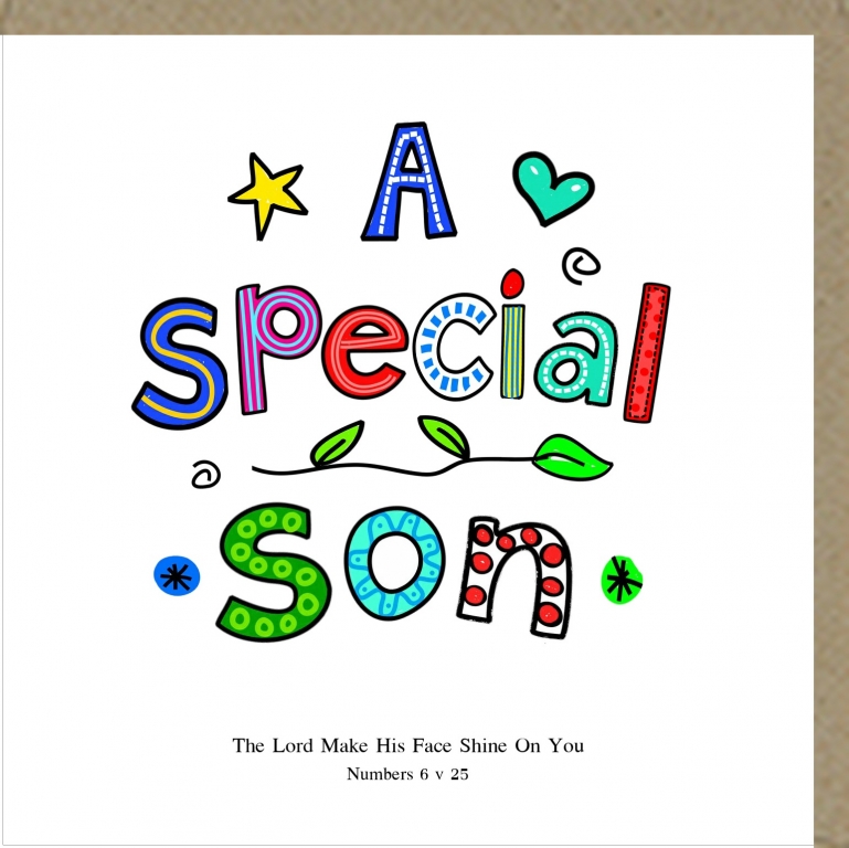 Potty Mouse Greetings Card A Special Son – Potters House Limited