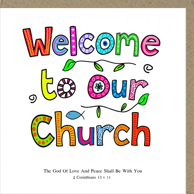 Welcome to Our Church Greetings Card – Potters House Limited