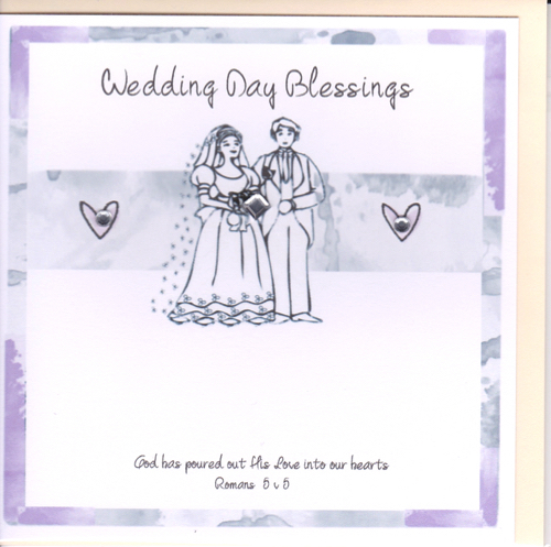 Potty Mouse Wedding Day Blessings Greetings Card – Potters House Limited