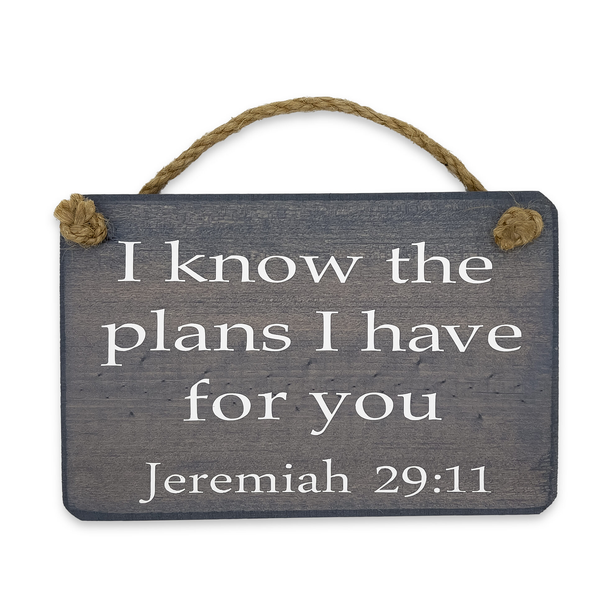 Wooden Plaque – I Know The Plans I Have – Potters House Limited