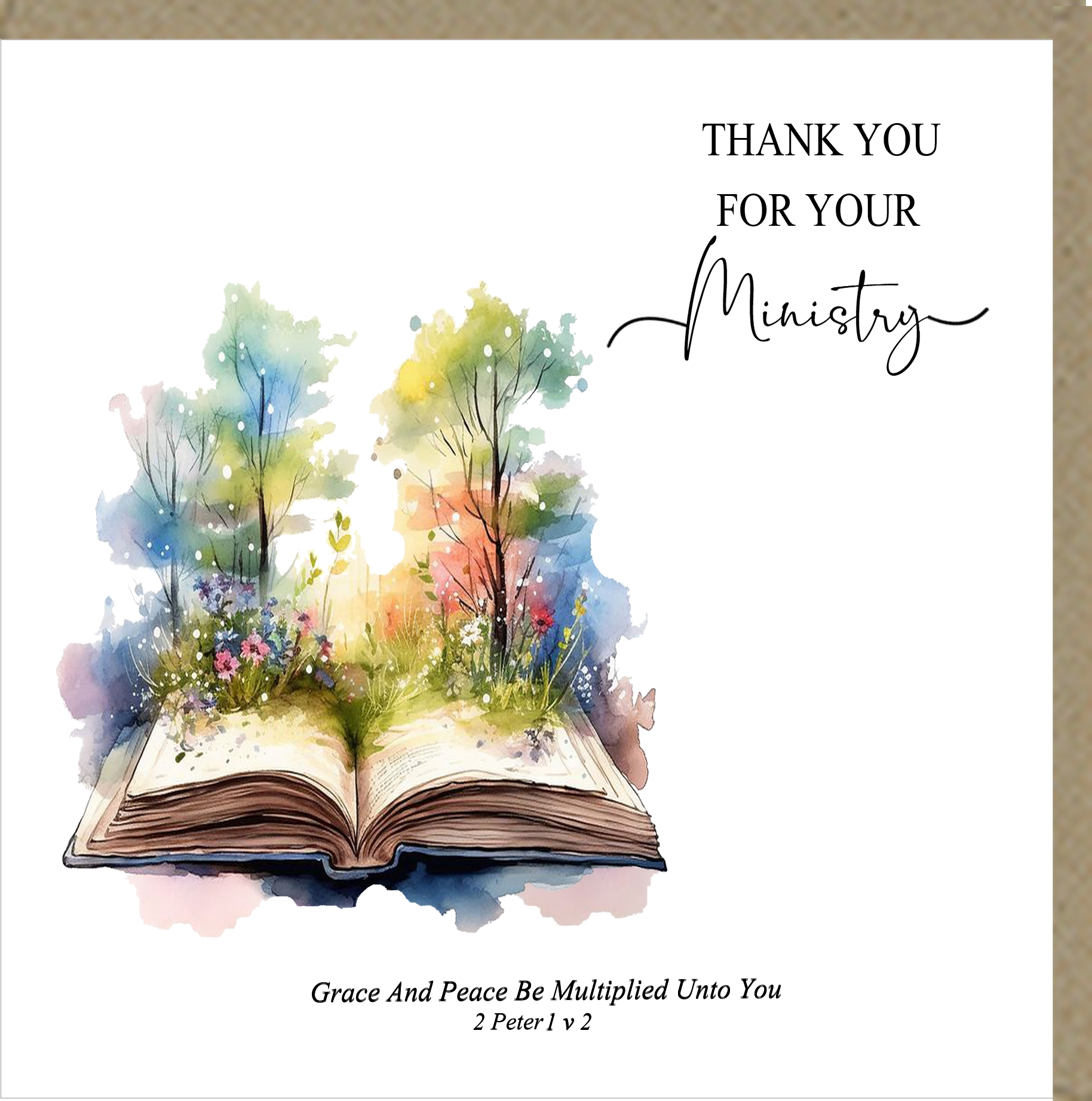 Thank You For Your Ministry Greetings Card – Potters House Limited