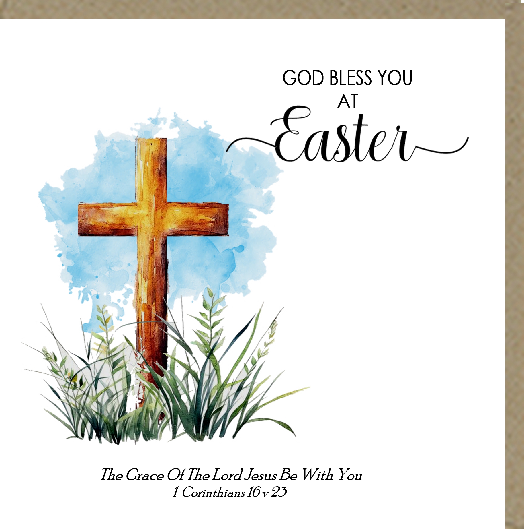 God Bless You at Easter Greetings Card – Potters House Limited
