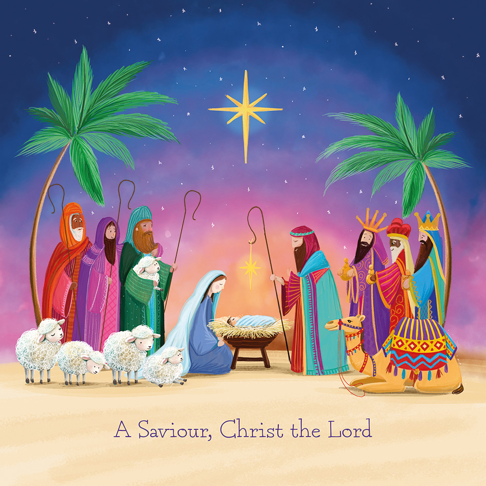 TLM – A Saviour Christmas Cards (Pack of 10) – Potters House Limited