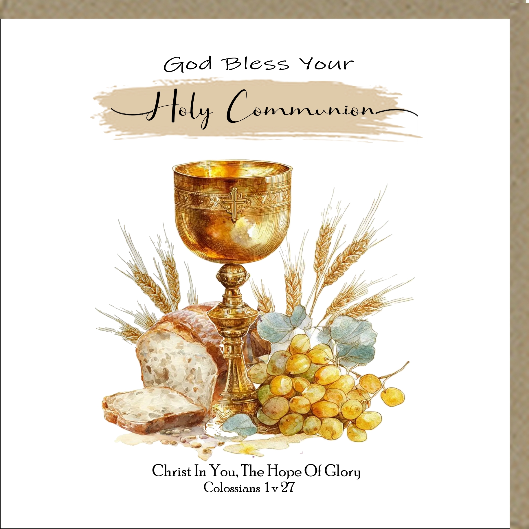 God Bless Your Holy Communion Greeting Cards – Potters House Limited